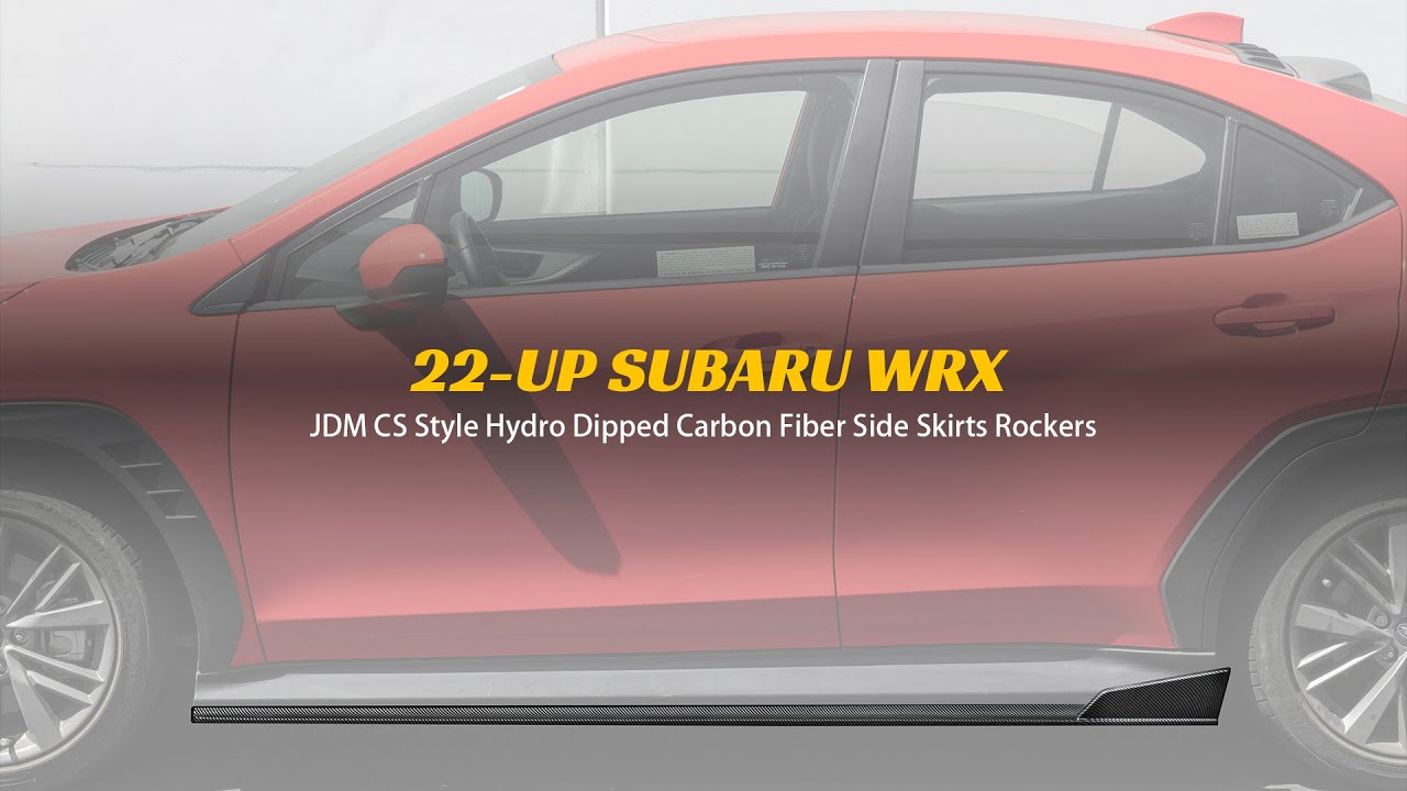 Extreme Online Store For 22-Up Subaru WRX CS Style ABS Plastic Hydro ...