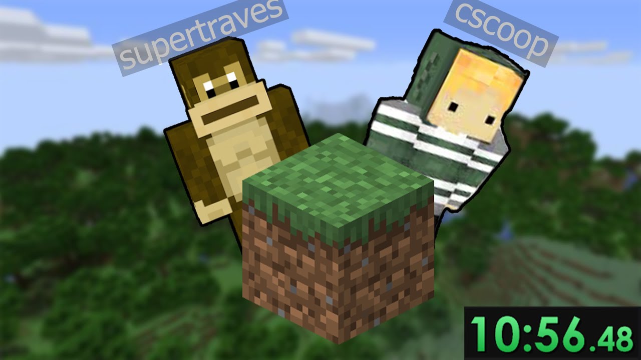 Traves going Goofy Mode while Speedrunning Minecraft - YouTube