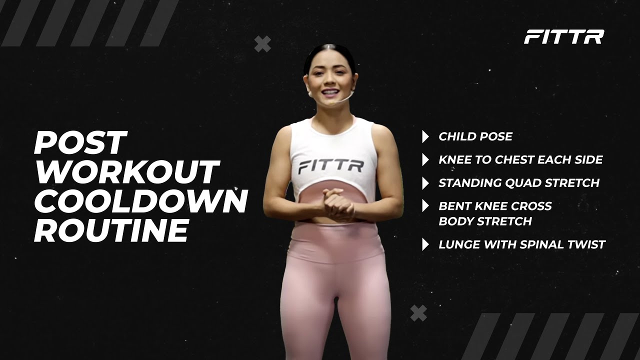 Quick Post Workout Cooldown Routine | How To | Proper Form & Technique ...