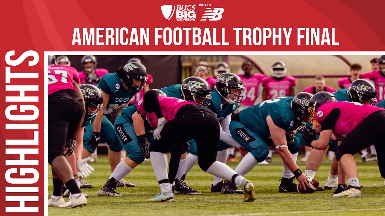 American Football Trophy Highlights | Exeter vs Nottingham Trent - YouTube
