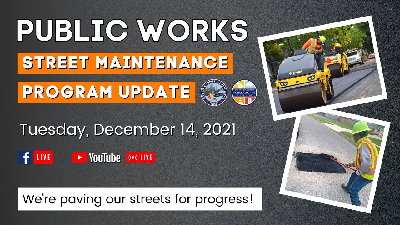 Public Works Street Maintenance Program Update News Conference, 12-14 ...