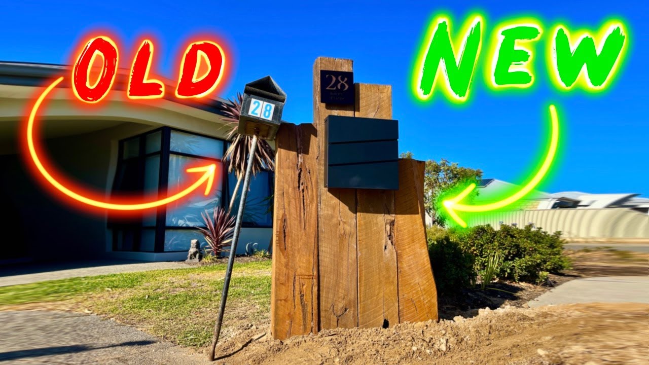 Easy Letterbox Upgrade You Can Do! || Give Your House More Street ...