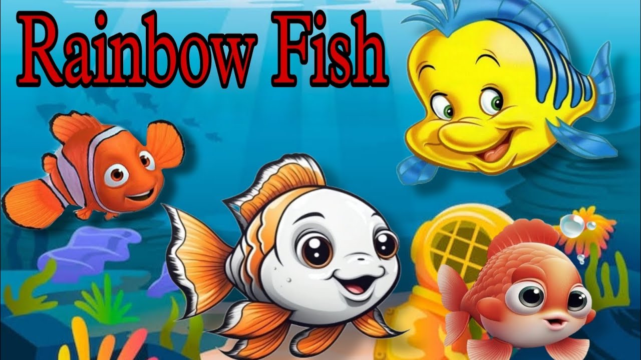 Rainbow Fish Rhyme| Nursery Rhyme For Kids| Children Song| Rainbow ...
