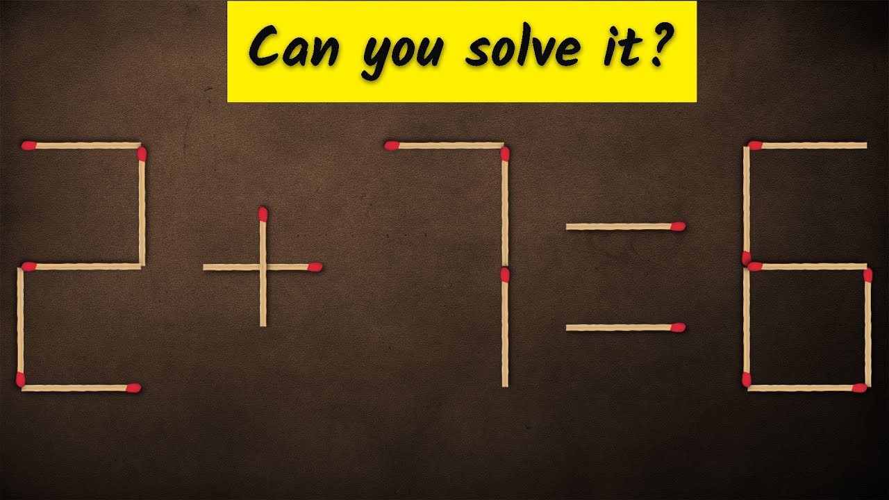 Mind Blowing Matchstick Puzzles to Test Your Intellectual Capacity ...