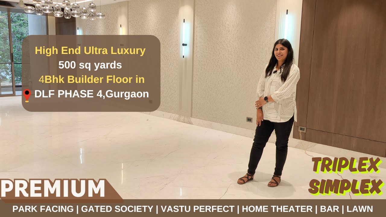 4 Bhk Builder Floor in DLF Phase - 4 | 500 sq yd Builder floor in ...
