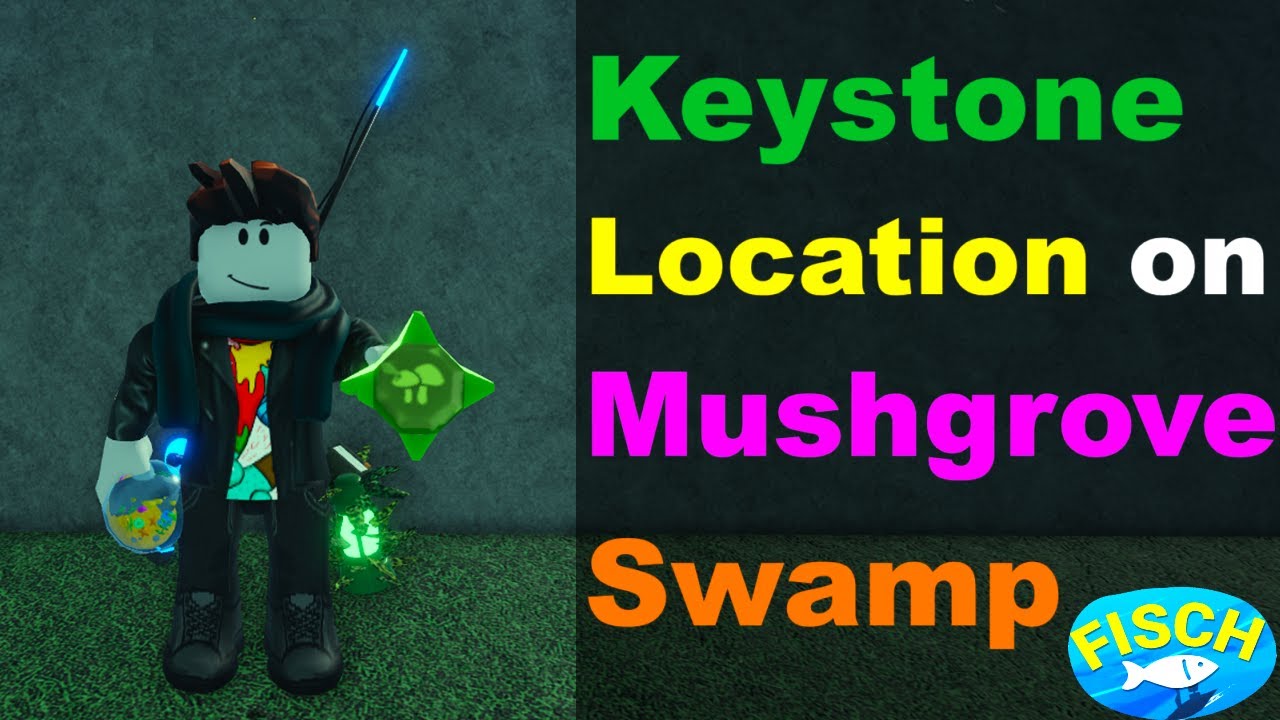 How to find Keystone Location on Mushgrove Swamp in Fisch | Mushgrove ...