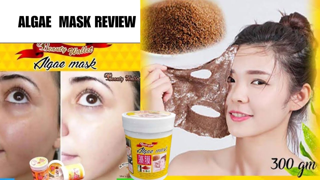 How to make Algae mask Instant whitening and Glowing Algae mask - YouTube