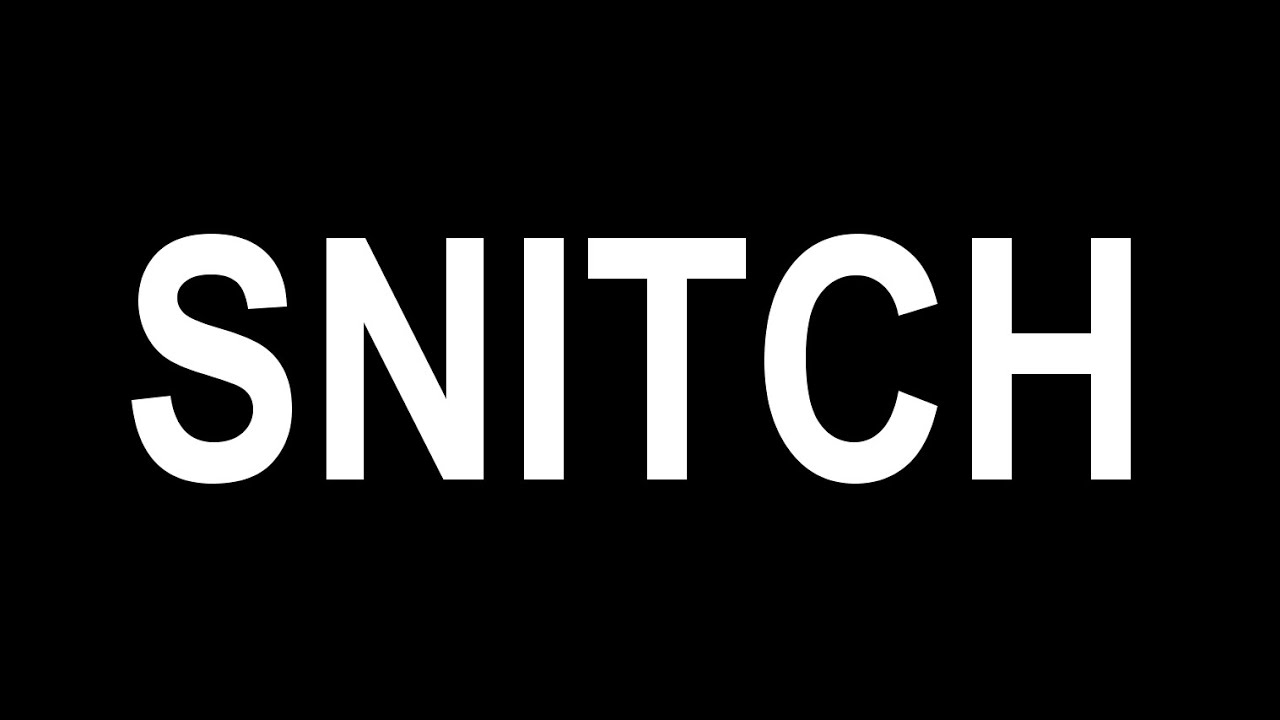 WAS I REALLY A SNITCH? - YouTube