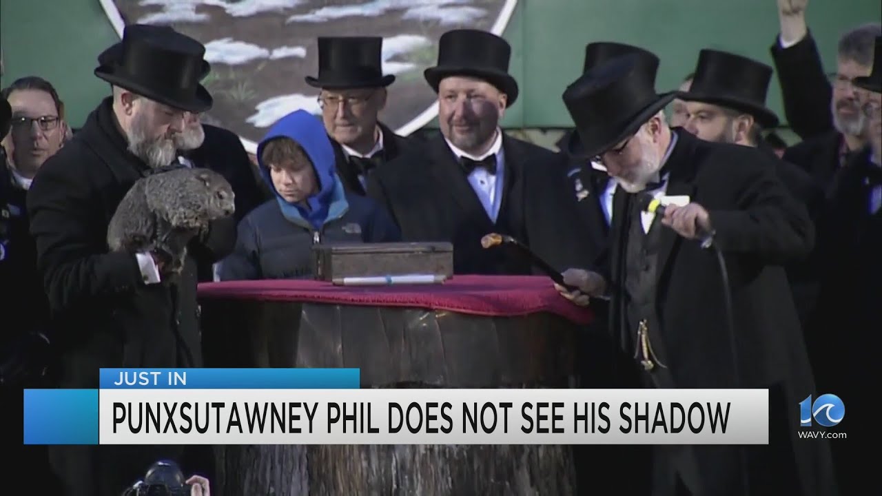 Punxsutawney Phil predicts an early spring at Groundhog Day festivities ...
