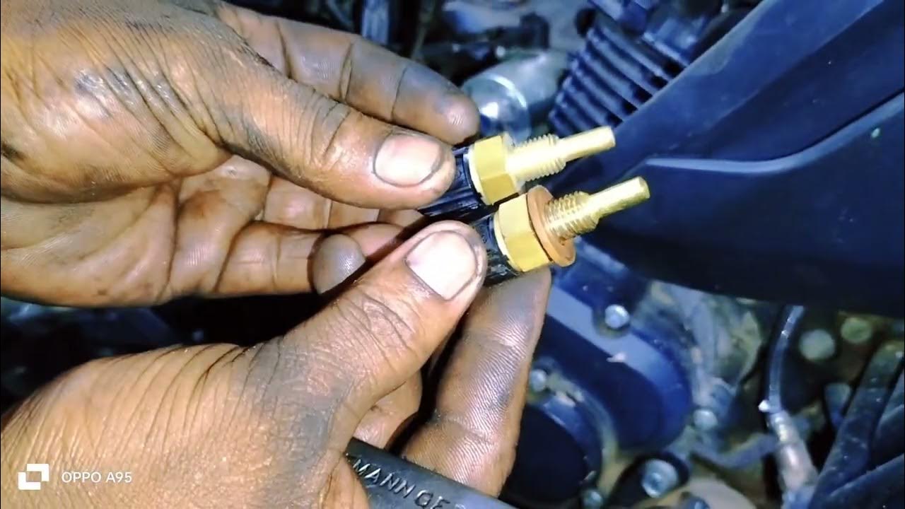 FZS version 3 bs6 "E20"engine "P0198 hit temperature sensor problem". - YouTube