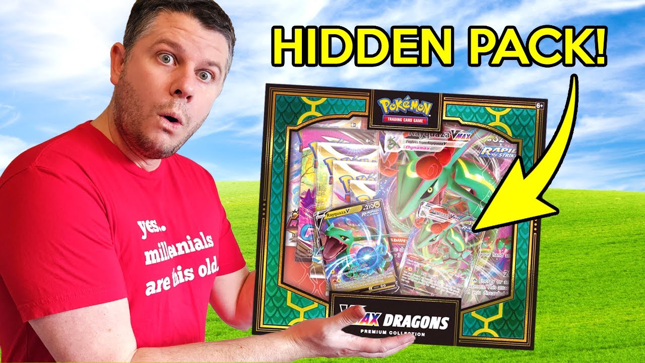 There is a HIDDEN PACK in this VMAX Dragons Premium Collection Box ...