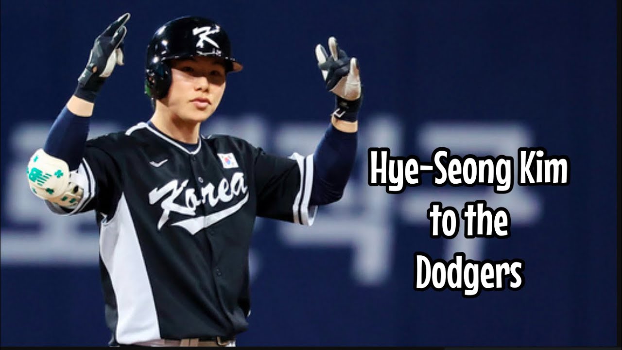 Hye Seong Kim Signs with the Dodgers - YouTube