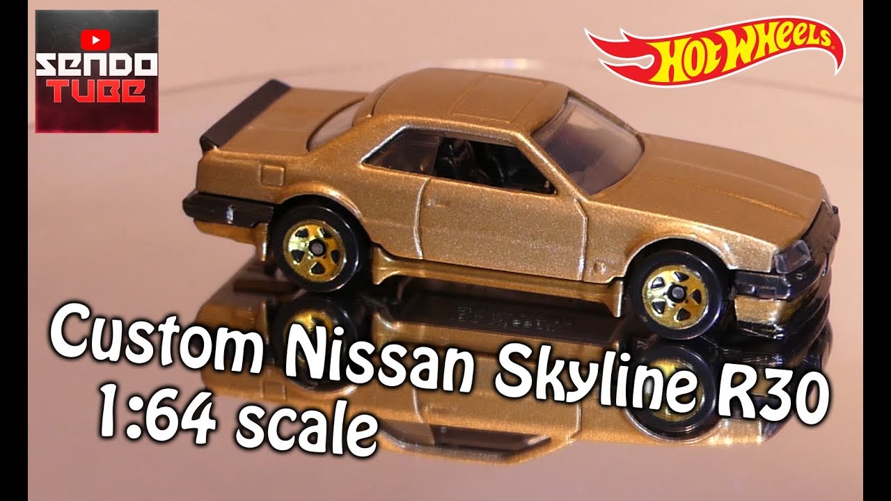 2018 Hot wheels Nissan Skyline R30 custom - repaint - YouTube