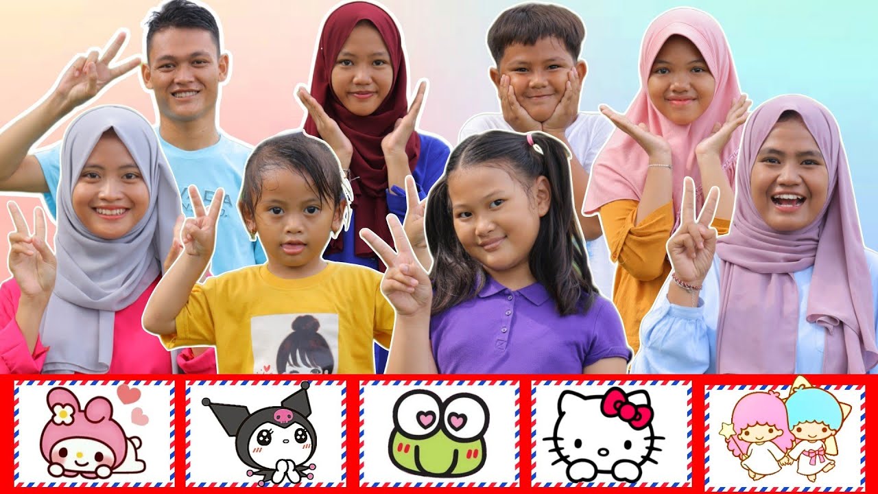 JANGAN SAMPAI SALAH PILIH AMPLOP KARAKTER SANRIO | CHIKAKU FAMILY - YouTube