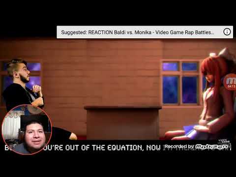 React to VGRB: Baldi Vs. Monika - YouTube