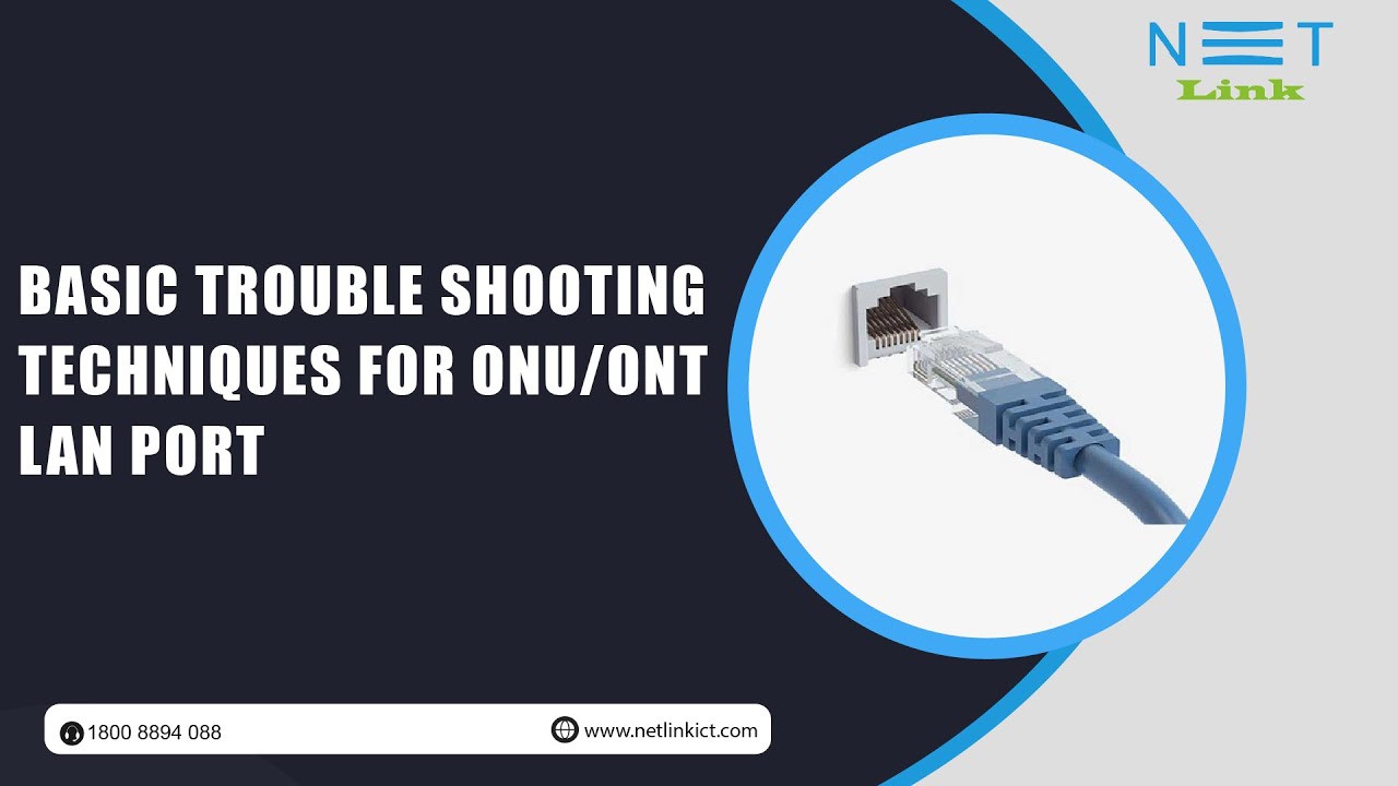 Basic troubleshooting techniques for ONU/ONT LAN Port ?.-136 - YouTube