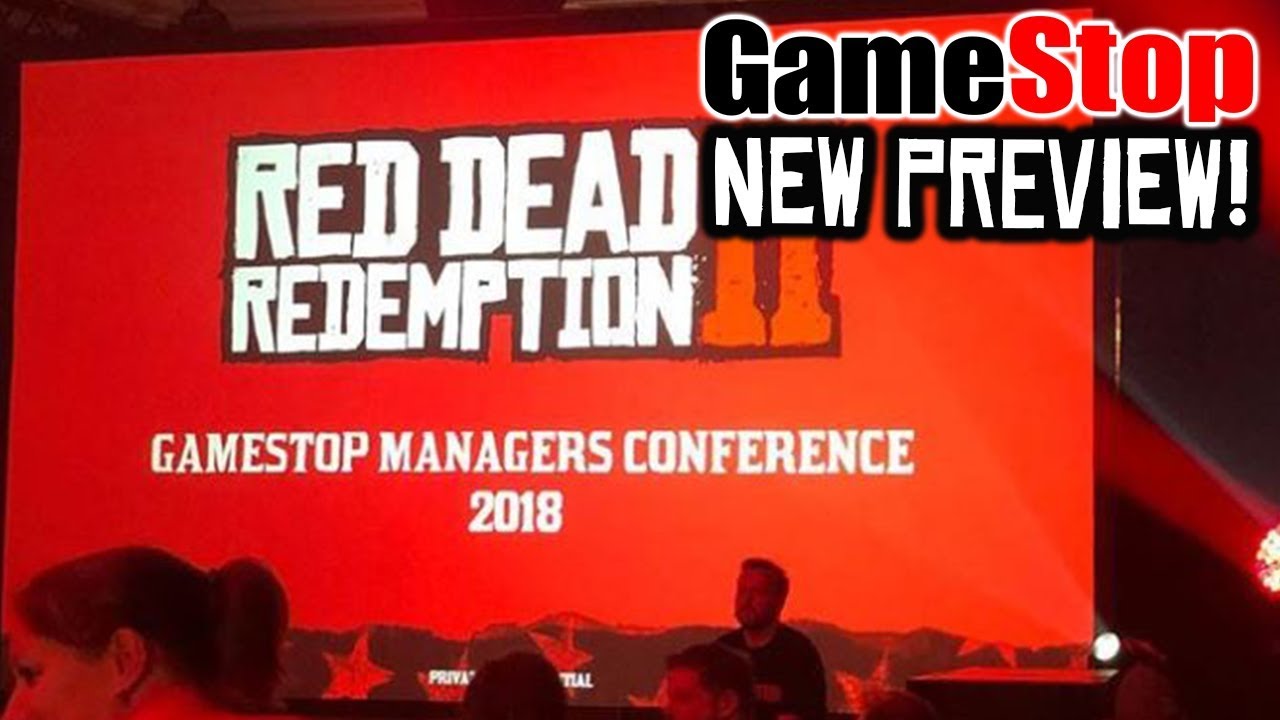 Red Dead Redemption 2 Gameplay - MORE GAMESTOP RDR2 GAMEPLAY PREVIEWS ...