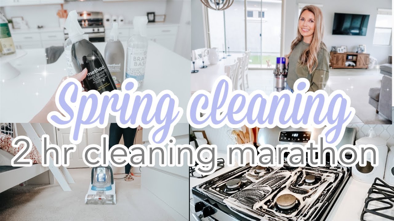 Spring Cleaning 2021 || Clean with me marathon || Spring cleaning ...
