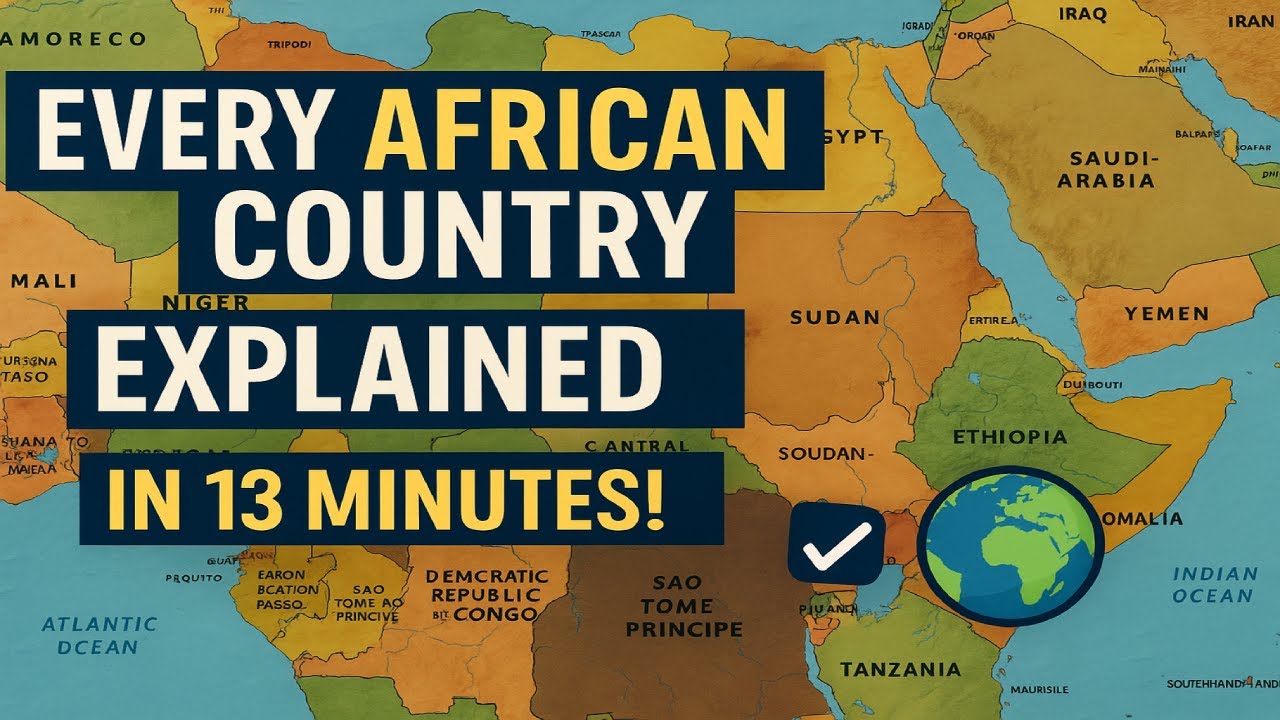 Every African Country Explained in 13 Minutes! 🌍 Fast Facts & Hidden ...