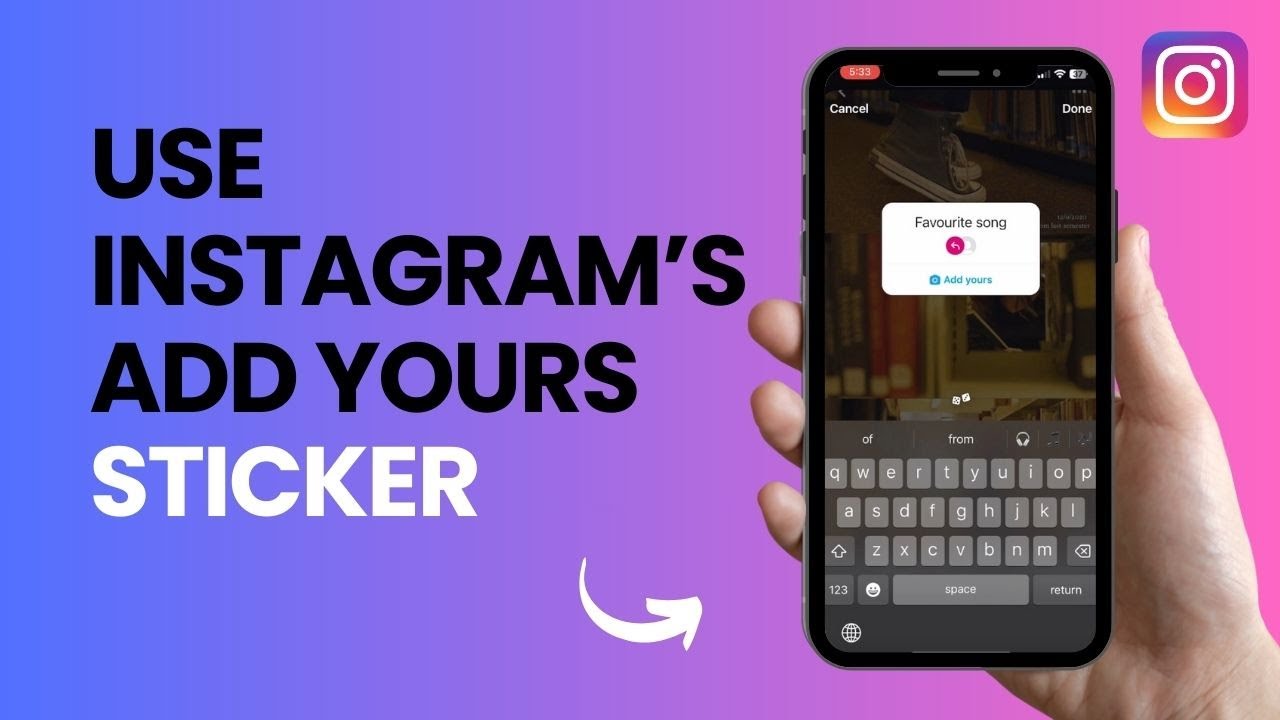 How to Use Instagram "Add Yours" Sticker - YouTube