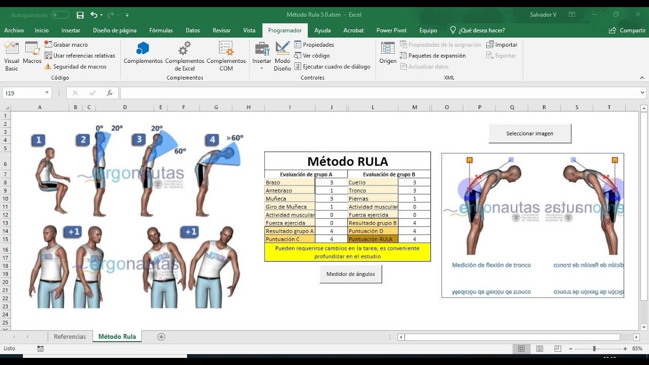 Método Rula en Excel - YouTube