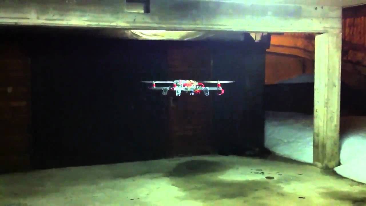 Large Autonomous Quadcopter (first manual test flight) - YouTube