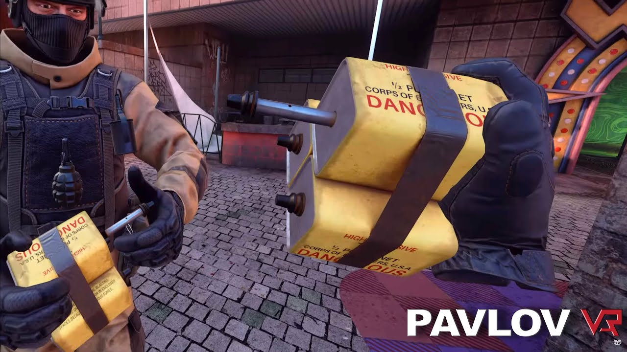 Pavlov PS VR2 + HDR | Push - Stalingrad, Carnival | Wind The Bomb Then ...