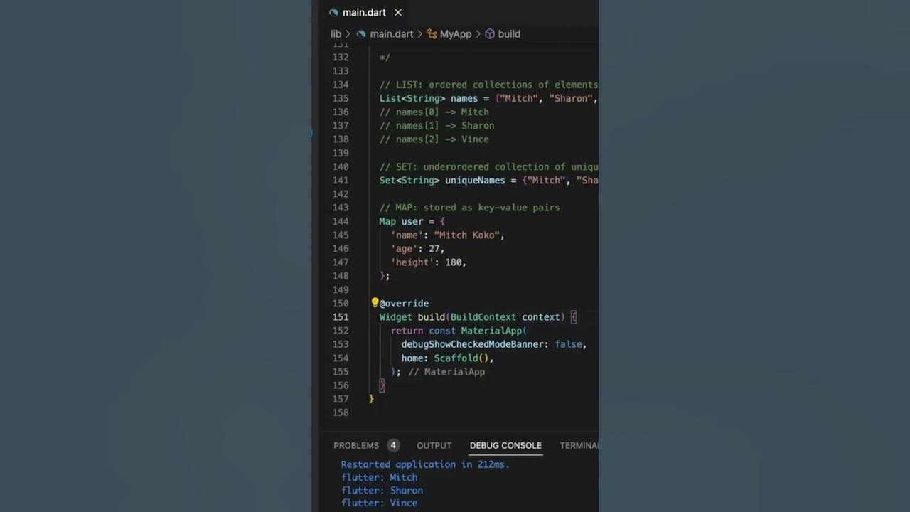 maps / data structures📱how to code apps #flutter - YouTube