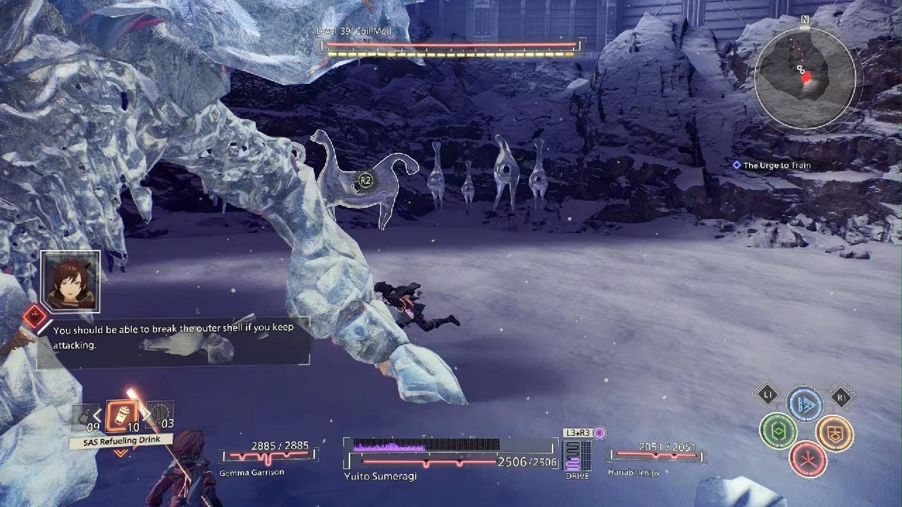 SCARLET NEXUS - Coil Moil Boss Fight - YouTube