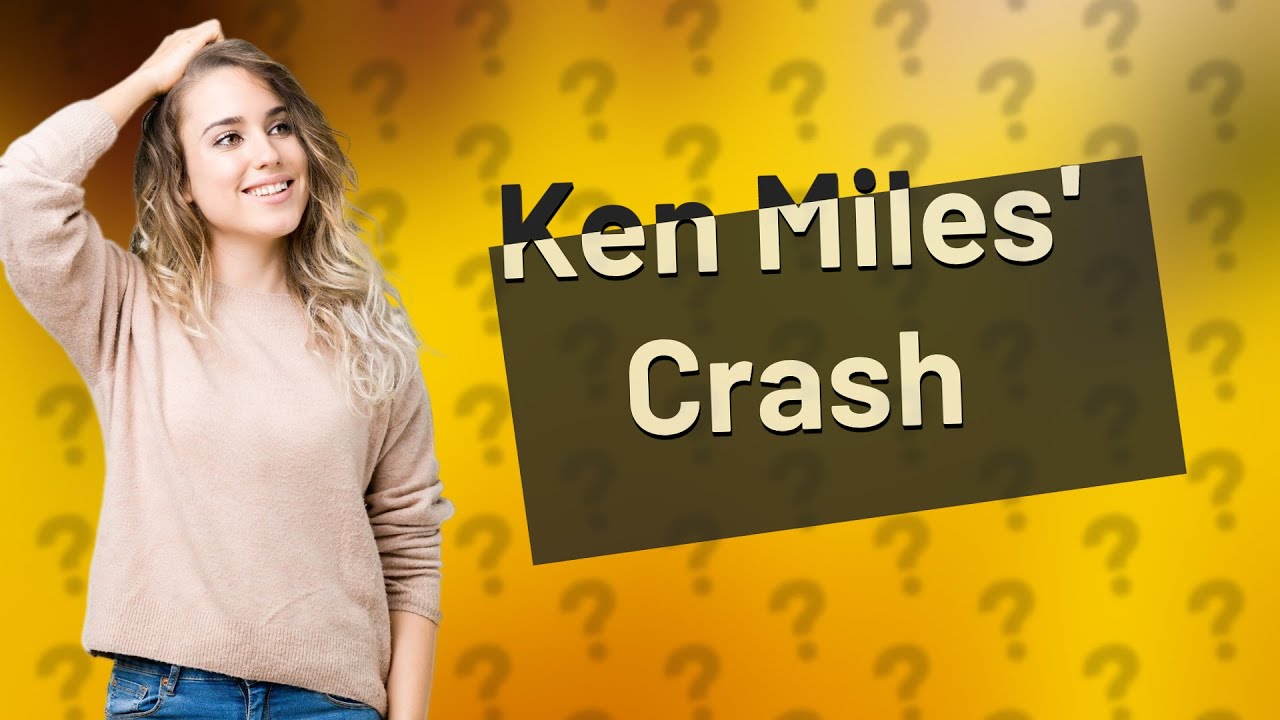 Why did Ken Miles crash? - YouTube