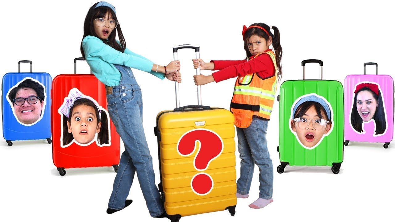 Ellie and Charlotte's Suitcase Swap Adventure - YouTube