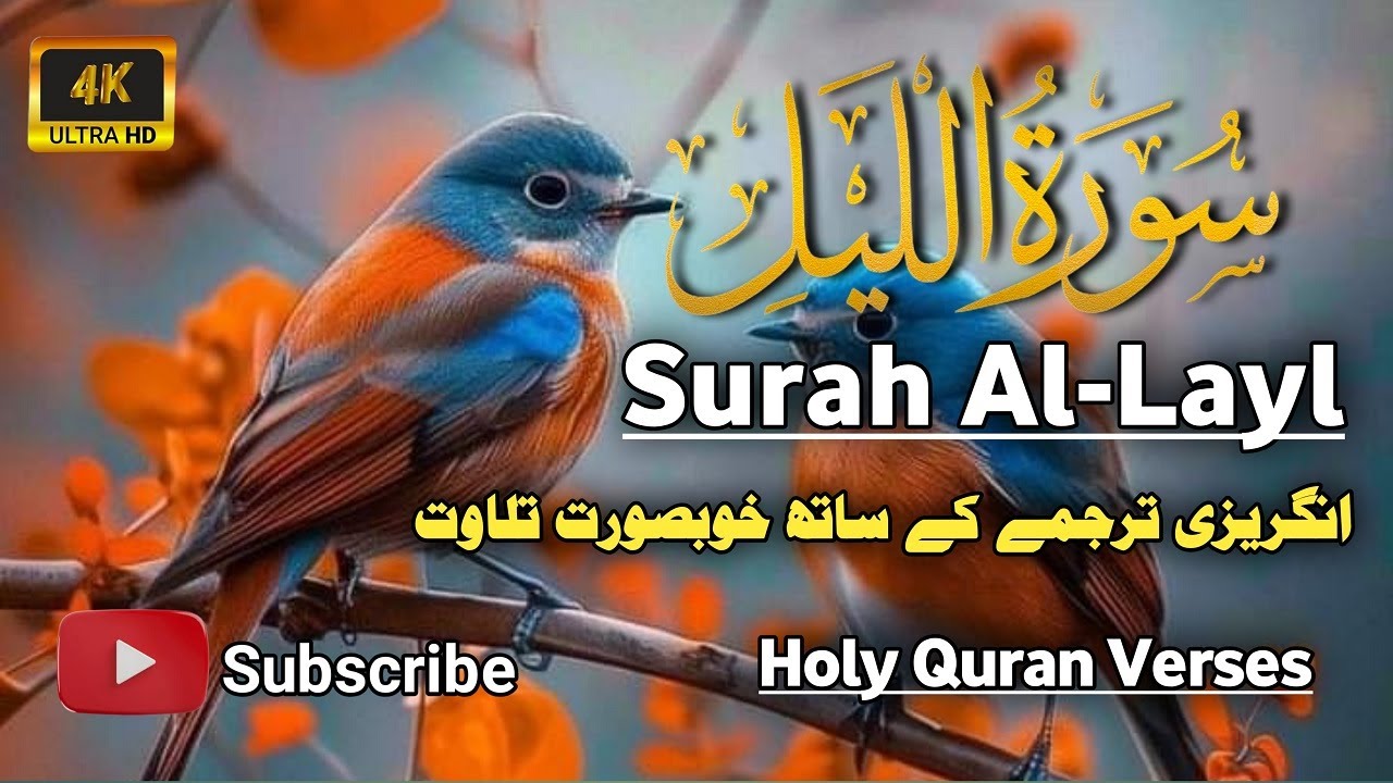 Surah Al-Layl (سورة الليل) || Beautiful Quran Recitation || Guidance ...