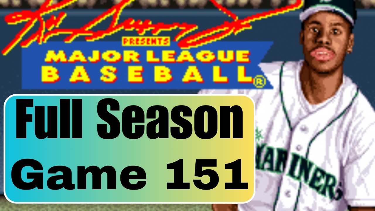 Ken Griffey Jr Presents | MLB | SNES | Full Season | Game 151 of 162 ...