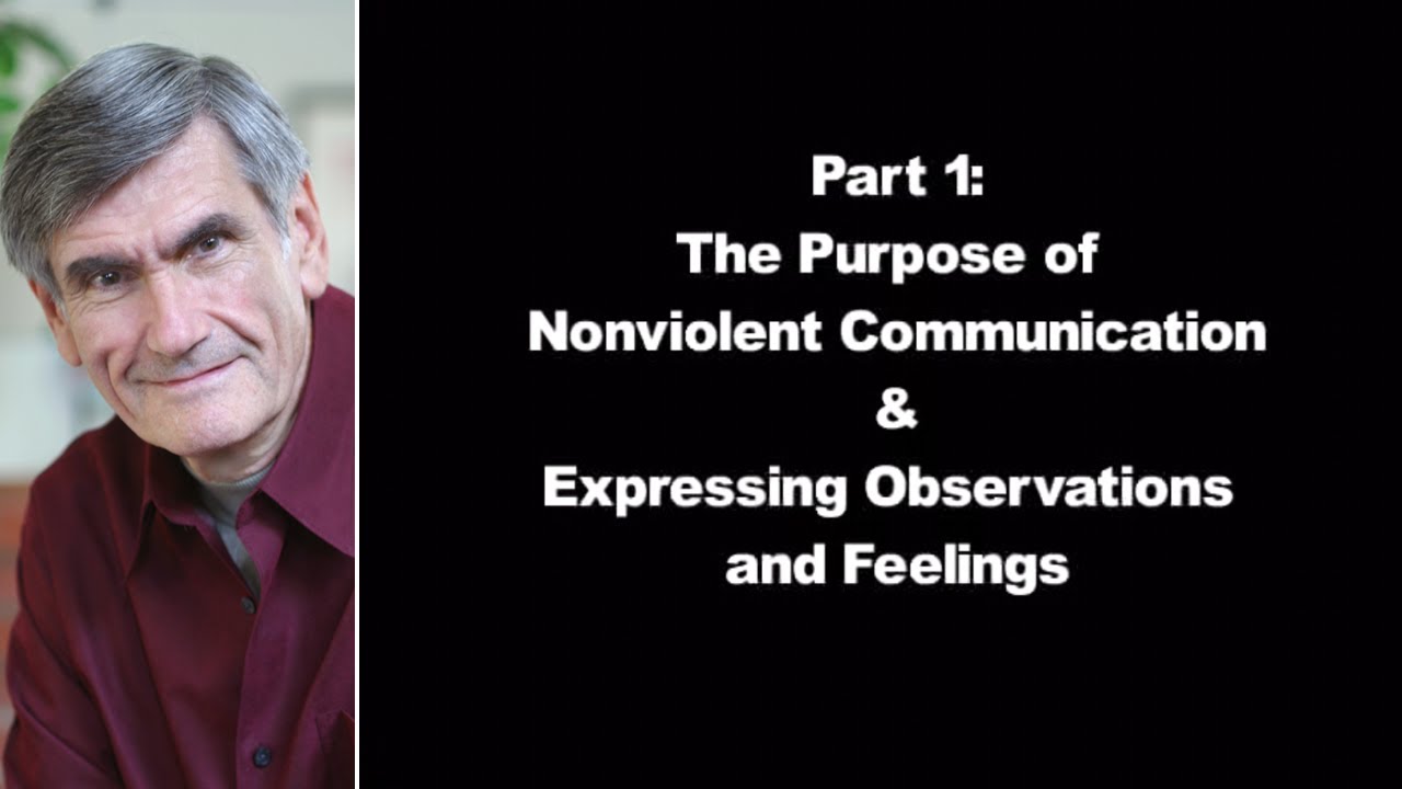 The Basics of Non Violent Communication | Part 1: Purpose & Expressing ...