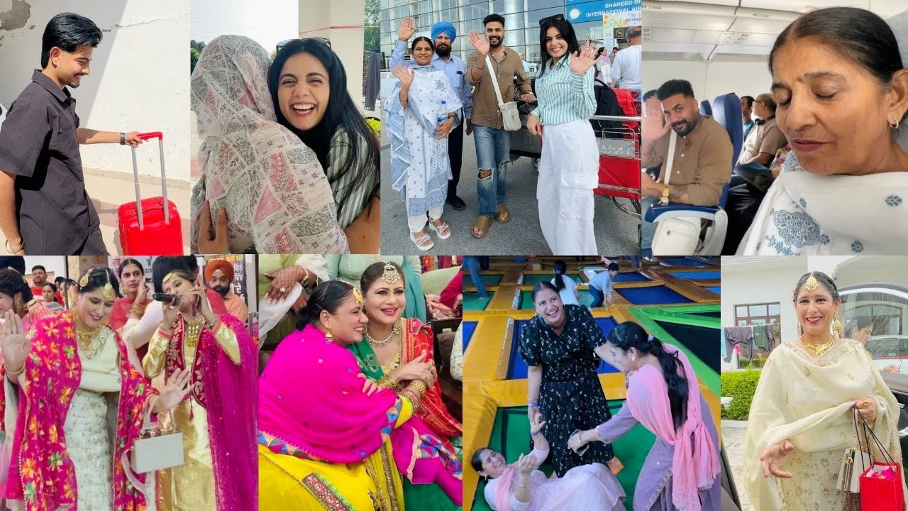 SASU MAA REACTION DURING TAKEOFF | BABLI TON JEALOUSY | TEEJ MELA WITH ...