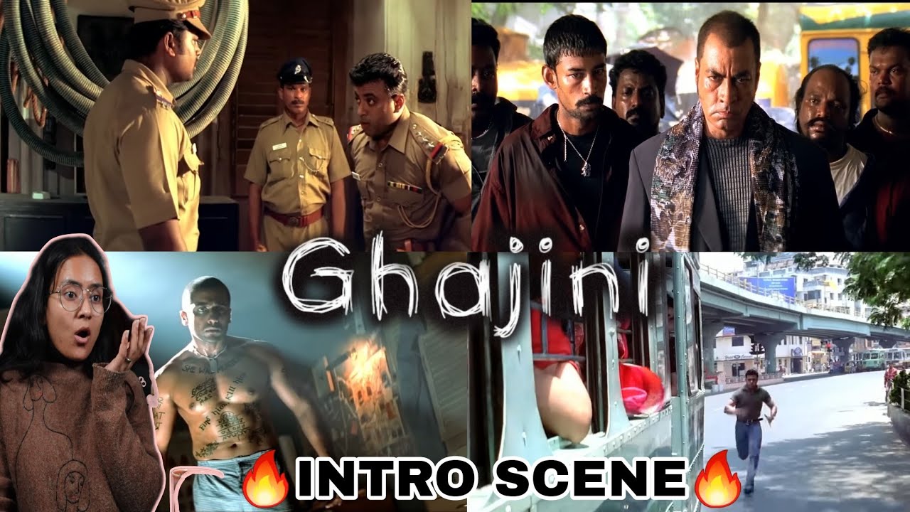 Ghajini | Introduction Scene Reaction | Suriya | Sadhana Movies ...