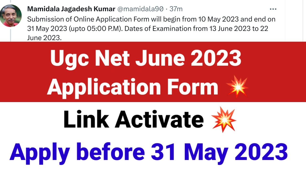 Ugc Net June 2023 Application Form Date Ugc Net Form Fill Up 2023 Ugc Net Exam Date 2023