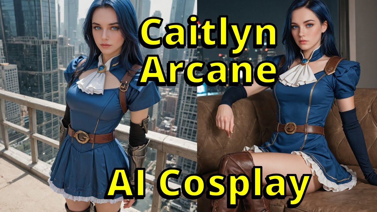 Caitlyn from Arcane AI Lookbook AI Cosplay | Just AI Art - YouTube
