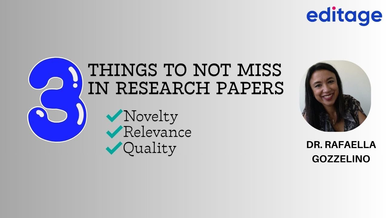 Top 3 Things You Should Focus on in Academic Research! - YouTube