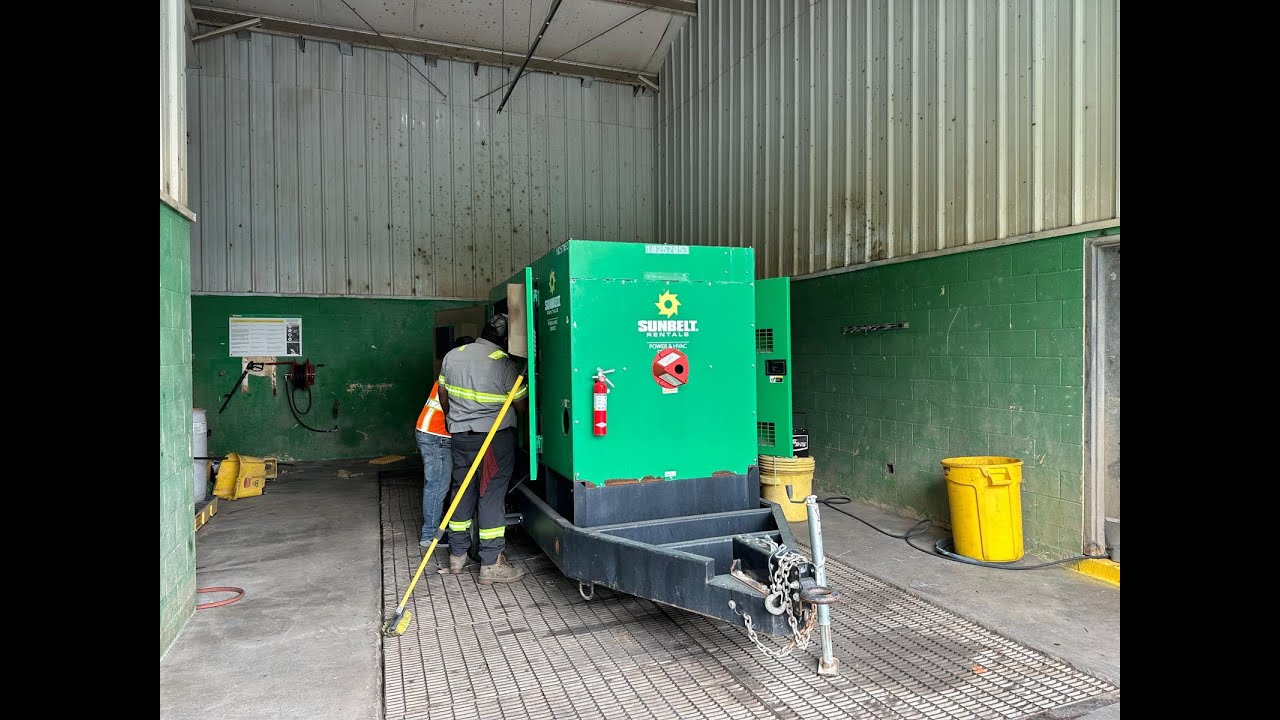 Sunbelt Generator with an Isuzu Engine Model BR-4HK1X Engine EGR System ...