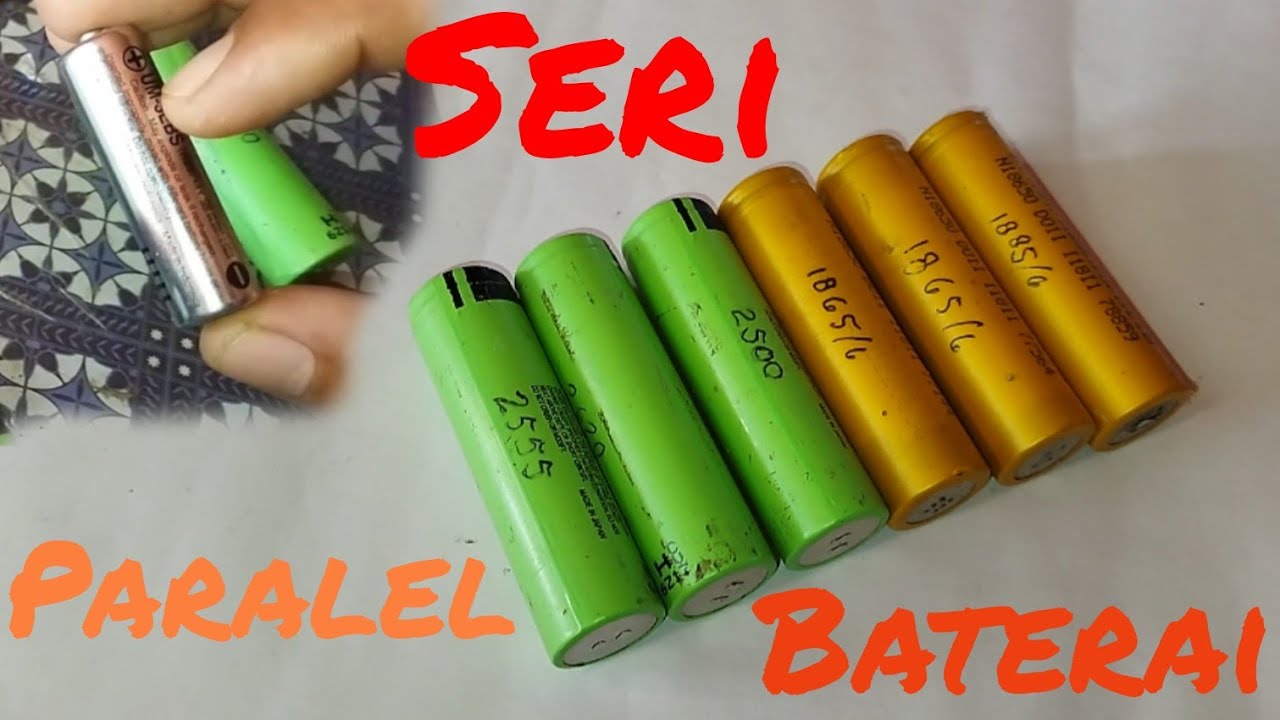 belajar seri paralel baterai - YouTube