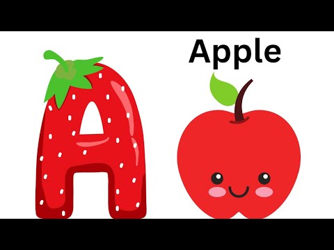 A for apple 🍎| learning abc phonics songs | alphabet Orchard - YouTube
