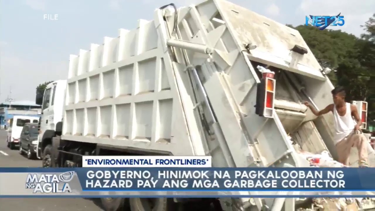 Hazard pay para sa mga garbage collector, hiniling sa gobyerno - YouTube