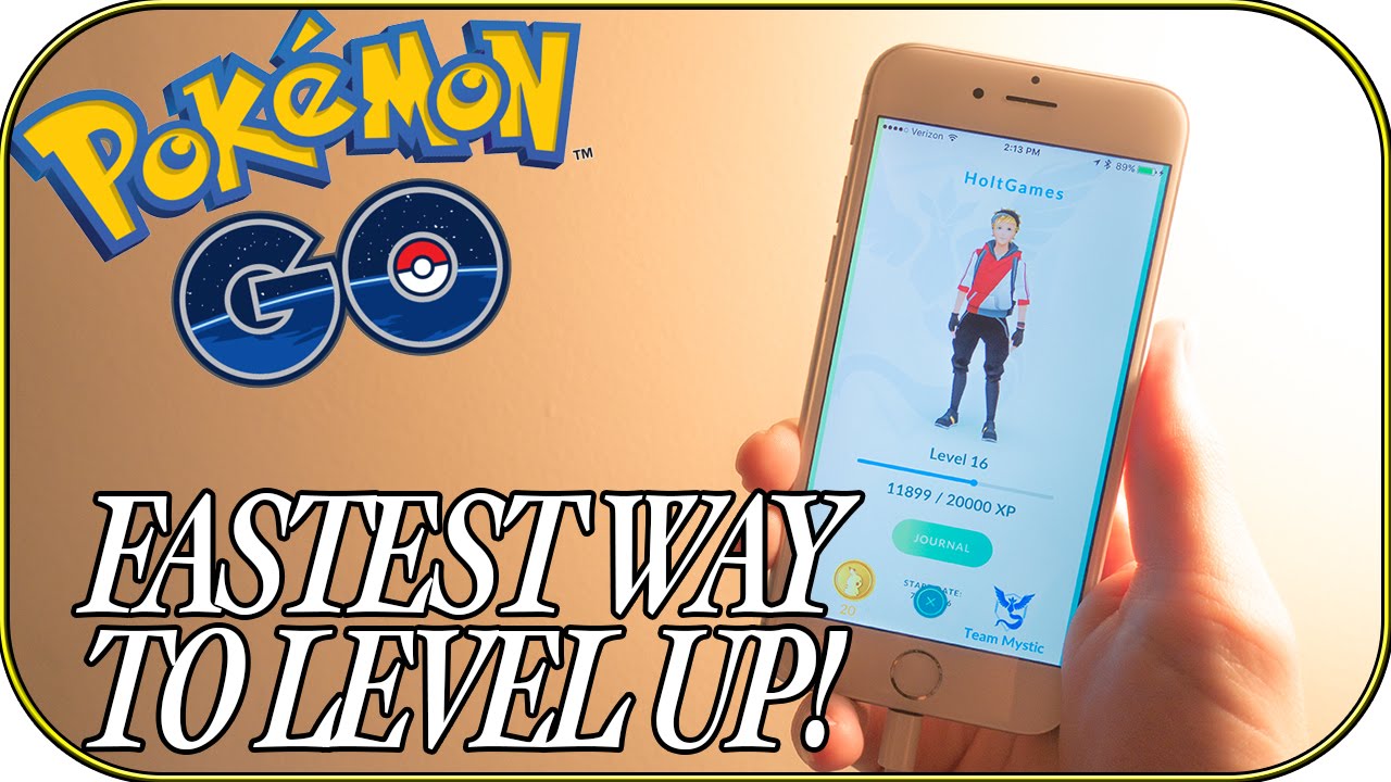 FASTEST WAY TO LEVEL UP IN POKEMON GO! - 1000+ XP A MINUTE! - YouTube