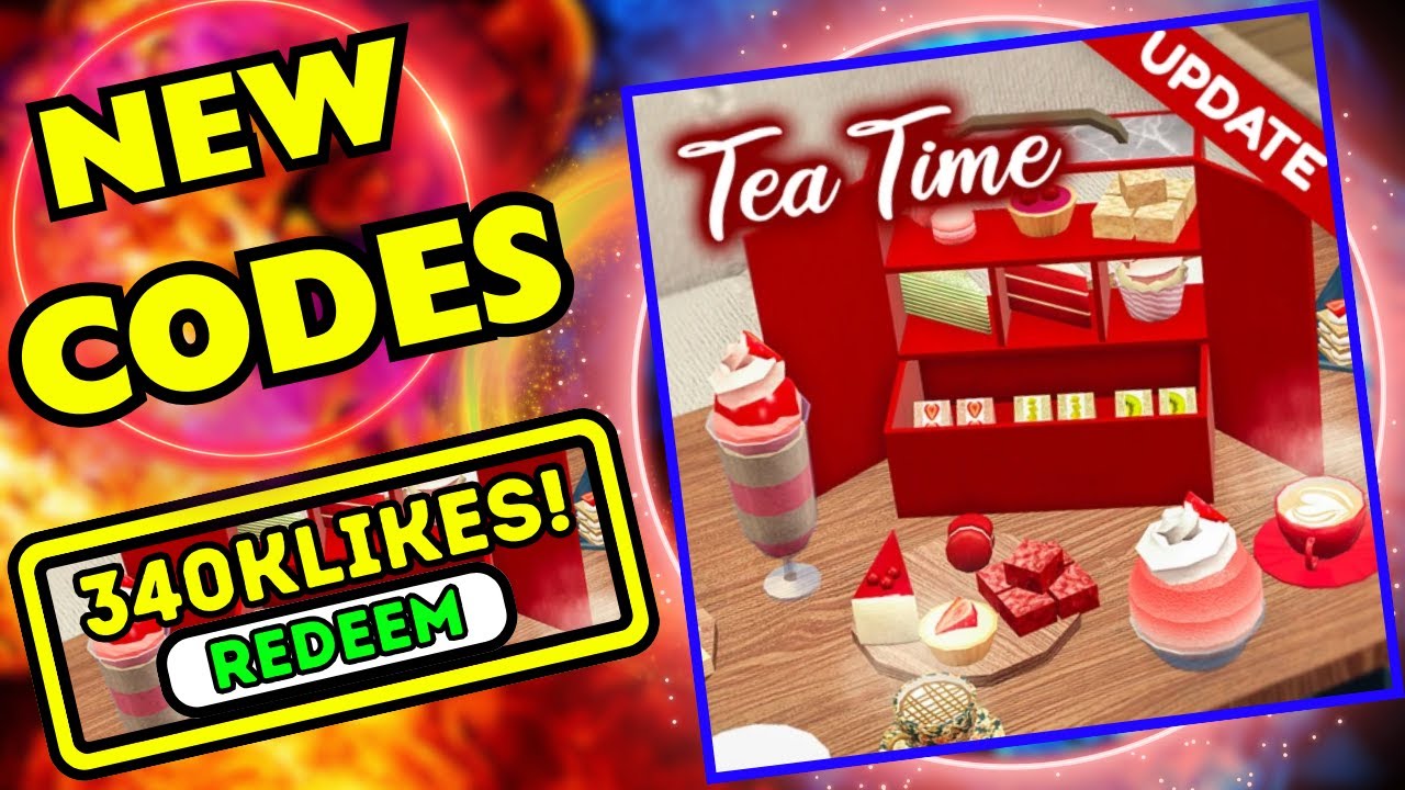 *New* ALL WORKING UPDATE CODES For Tea Time - Roblox Tea Time Codes ...