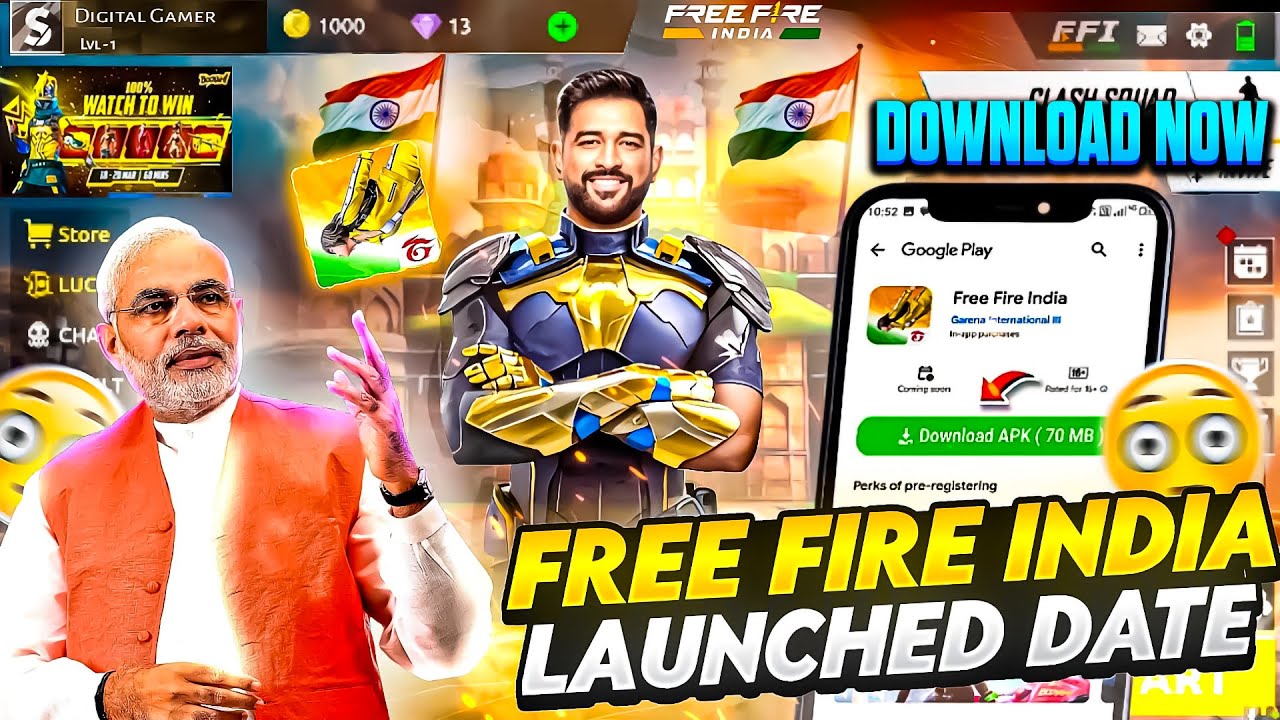 Free Fire India 🇮🇳 Relaunch Date Officially Confirmed 🤩| Freefire India ...