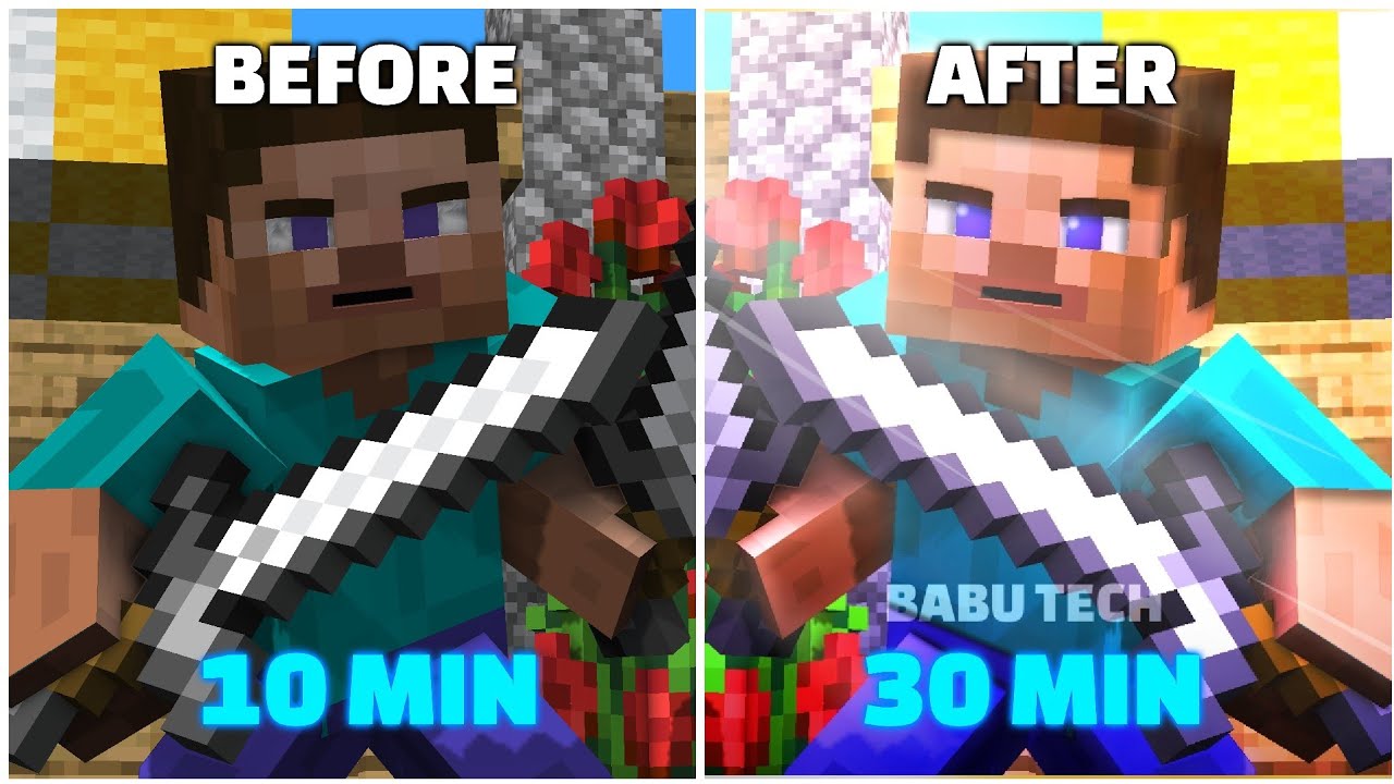 [ Prisma 3D + Ibispaint X ] Minecraft [ GFX ] Render in [ 30 MIN ] | Babu Tech - YouTube