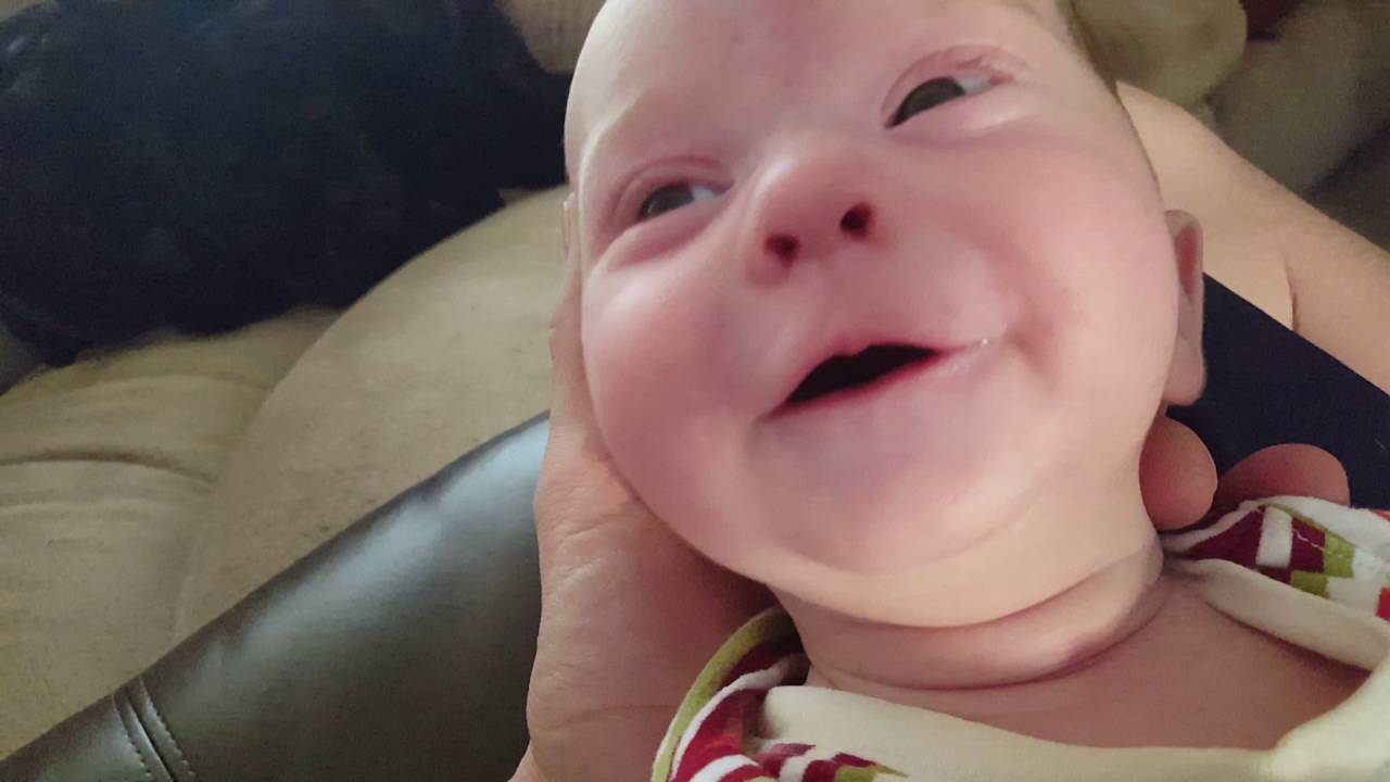 Baby Dominic 2.5 months old - YouTube