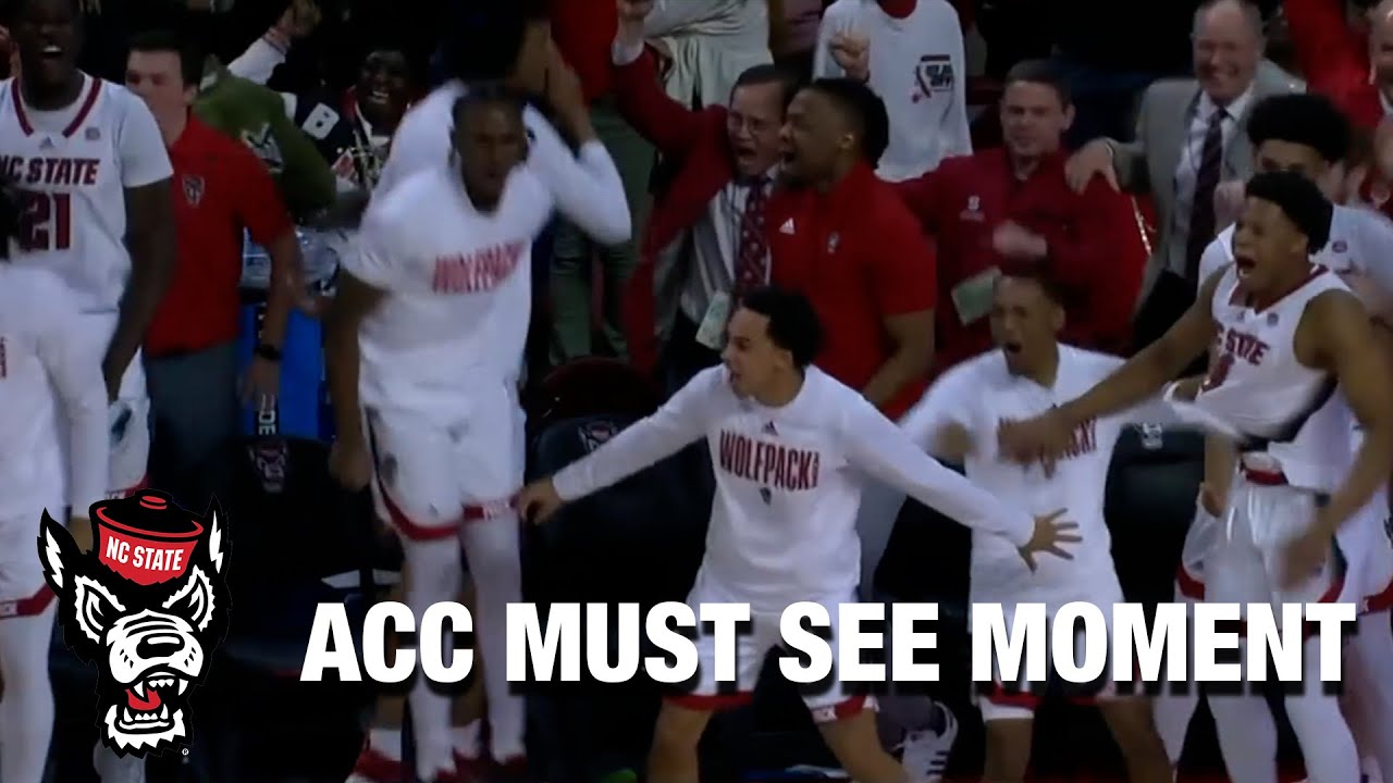 Wild Sequence Sends NC State Fans Into A Frenzy | ACC Must See Moment ...