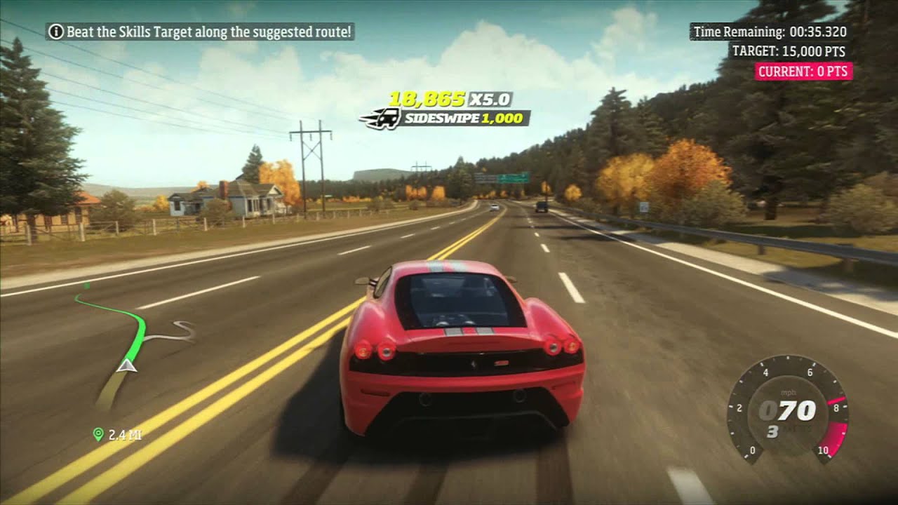 Forza Horizon: Ferrari F430 Scuderia - PR Stunts Skill Stunt (1080p ...